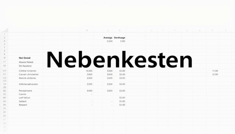 Nebenkostenabrechnung 2025 Vorlage für Excel hier downloaden