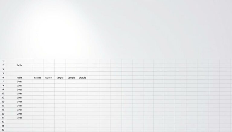 Leere Tabelle zum ausfüllen Vorlage für Excel hier downloaden