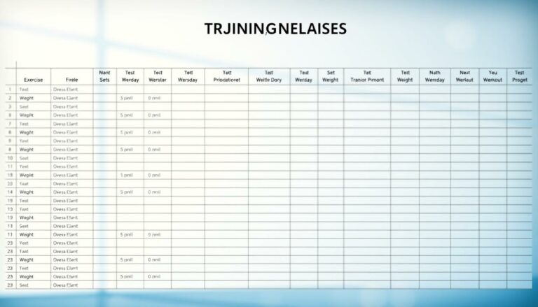Trainingsplan Vorlage für Excel hier downloaden